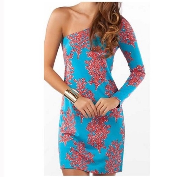 Lilly Pulitzer | Dresses | Lilly Pulitzer Whitaker Dress In Turquoise ...